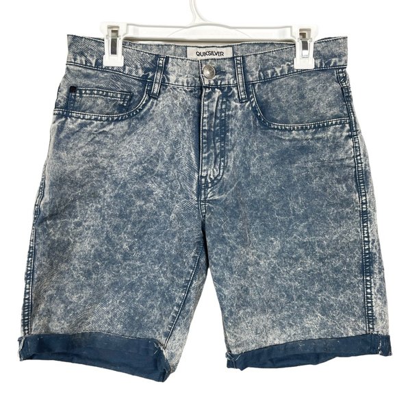 Quiksilver | Shorts | Quiksilver Shorts Mens 3 Blue Tie Dye Slim Surf ...
